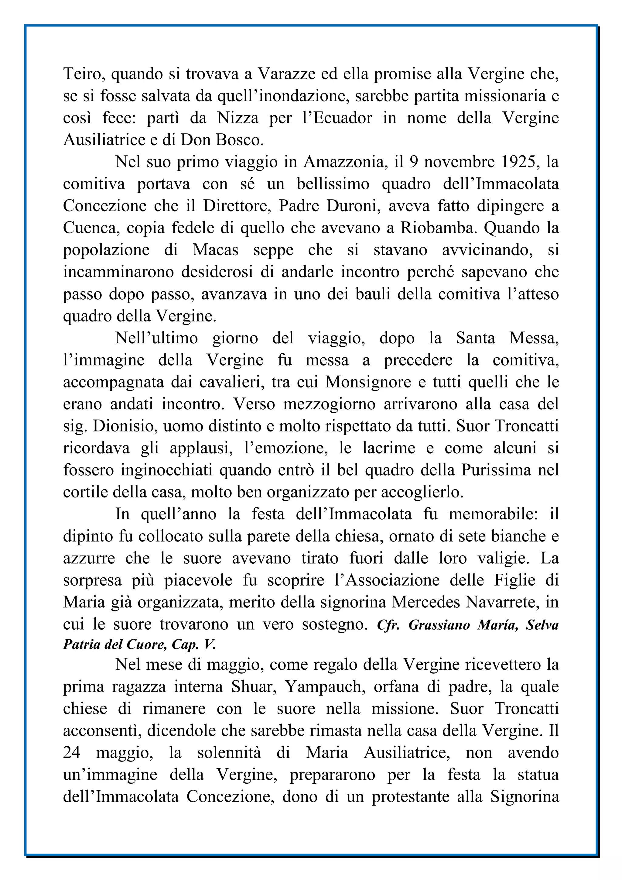 Sr. Maria Troncatti_Maggio_ITA | PDF