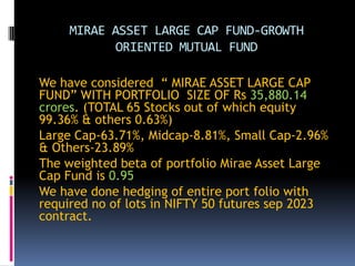 MIRAE ASSET MF HEDGE WITH NIFTY FUT-FINAL--.pdf | Stocks and Bonds | Personal Investing