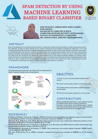 spam detection poster | PDF