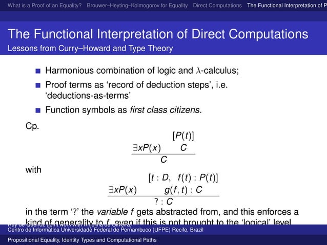 Propositional Equality Identity Types And Computational Paths Pdf