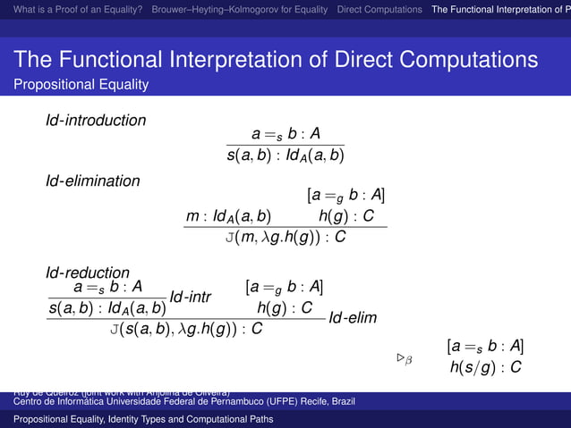 Propositional Equality Identity Types And Computational Paths Pdf