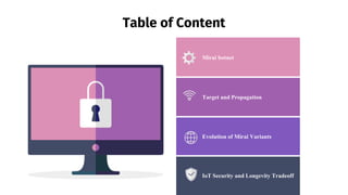 Deep Dive to Understanding the Mirai Botnet | PDF