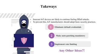 Deep Dive to Understanding the Mirai Botnet | PDF