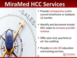 MiraMed - Risk Adjustment HCC Coding Primer 2016 | PPTX