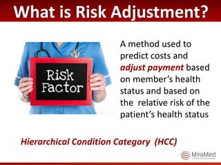MiraMed - Risk Adjustment HCC Coding Primer 2016 | PPT