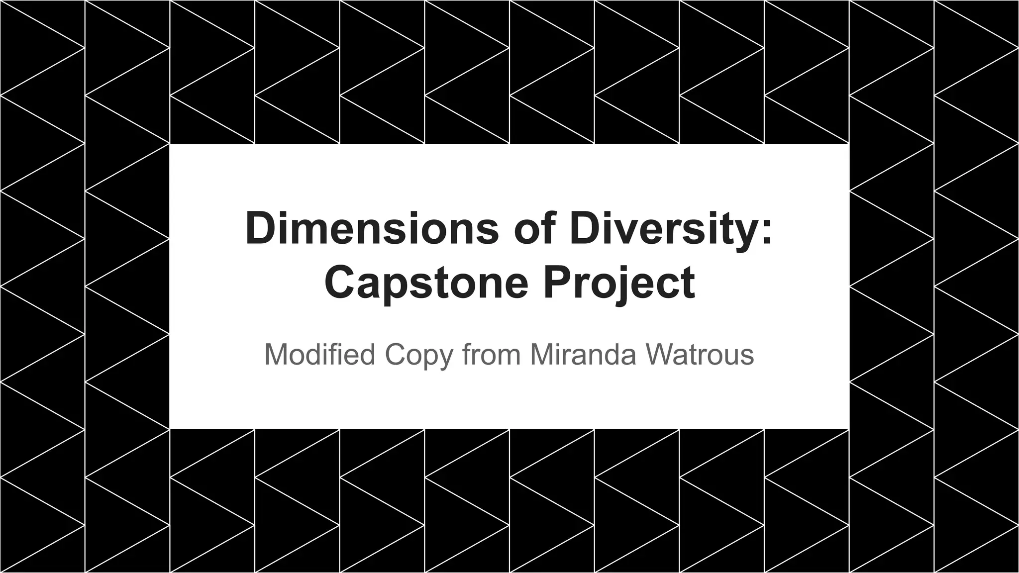 Capstone Example (Watrous) | PPT