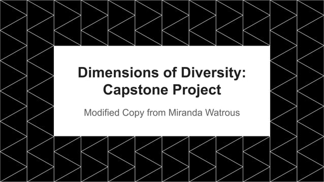 Capstone Example (Watrous) | PPT