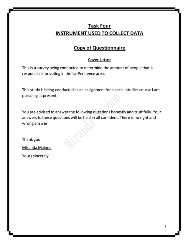 Social-Studies SBA | DOCX | Water Services | Home Utilities