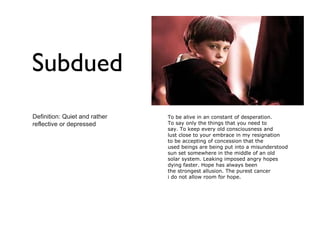 Ap Lit Vocabulary | PPT