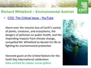 Miranda Satterthwaite, STEM Coordinator, CPIT and EVolocity Project Team Members - Presenting at ...