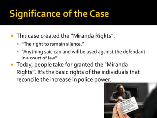 Miranda v. arizona | PPTX