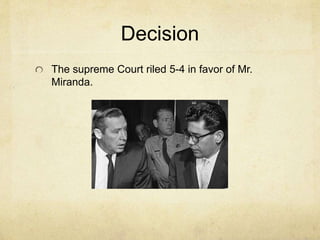 Miranda v arizona joy taylor | PPTX