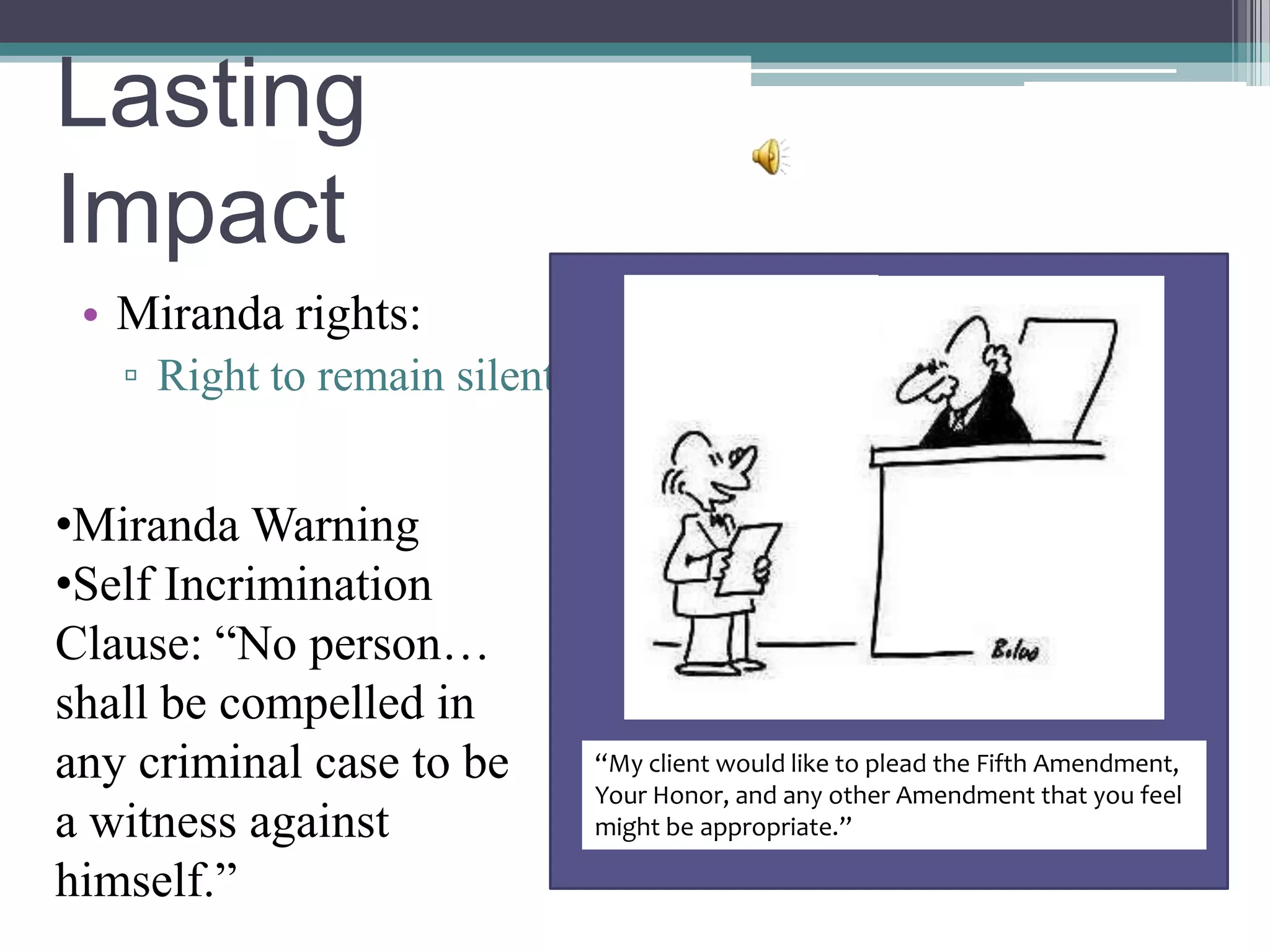 Miranda Vs. Arizona | PPTX