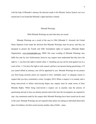 Miranda Rights-Word Document. | PDF