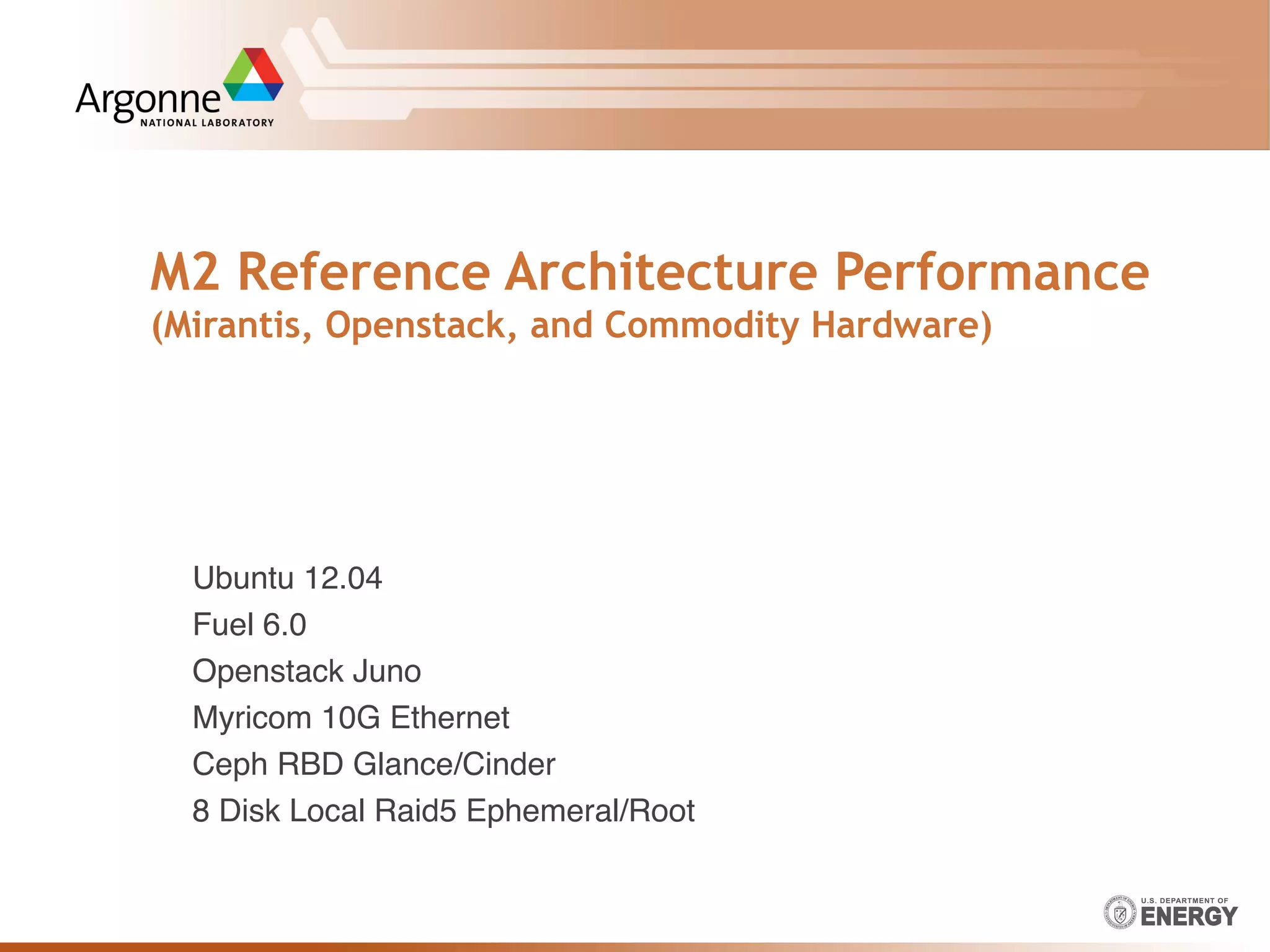 Mirantis, Openstack, Ubuntu, and it's Performance on Commodity Hardware ...