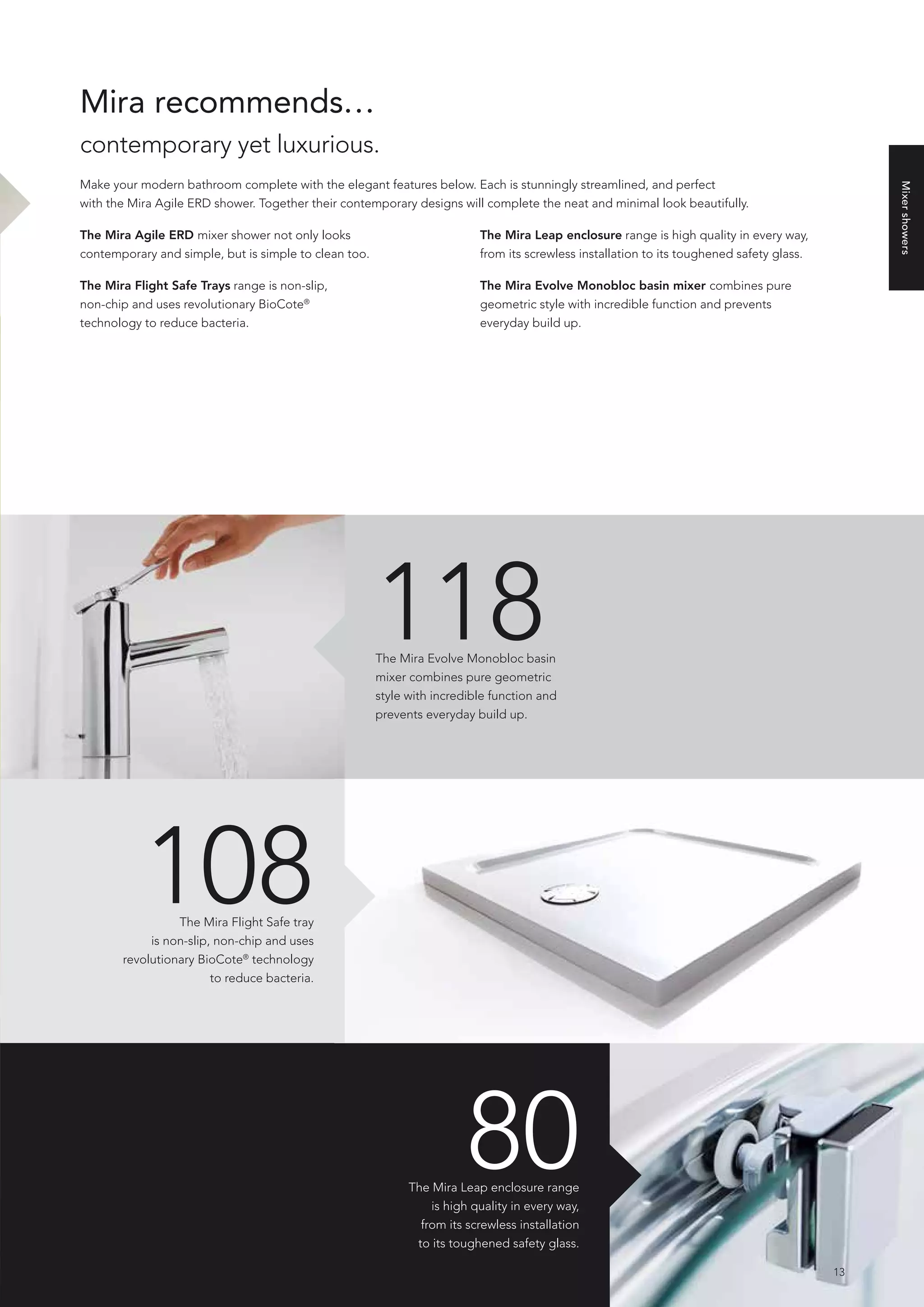 Mira Showers Product Range 2016 | PDF