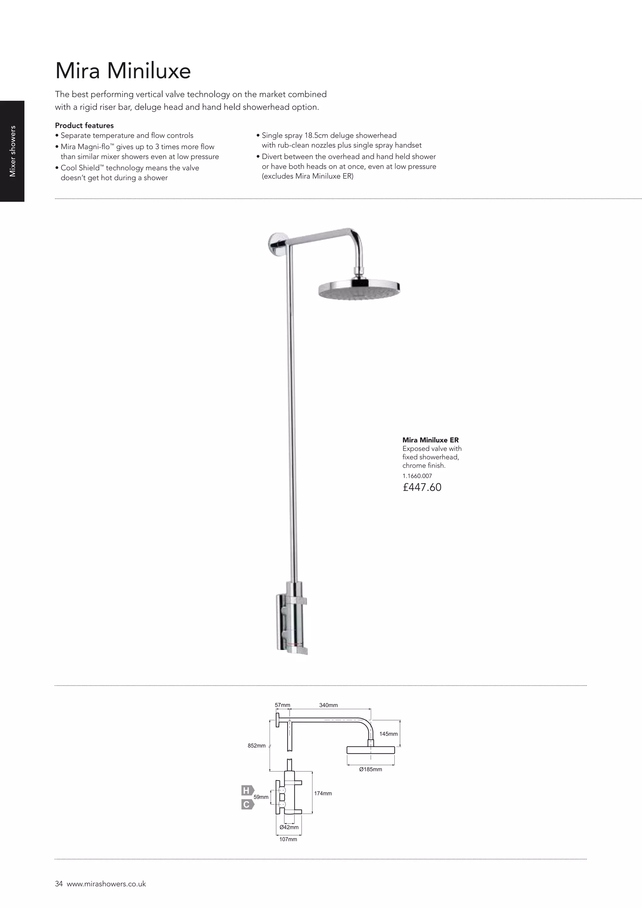 Mira Showers Product Range 2016 | PDF