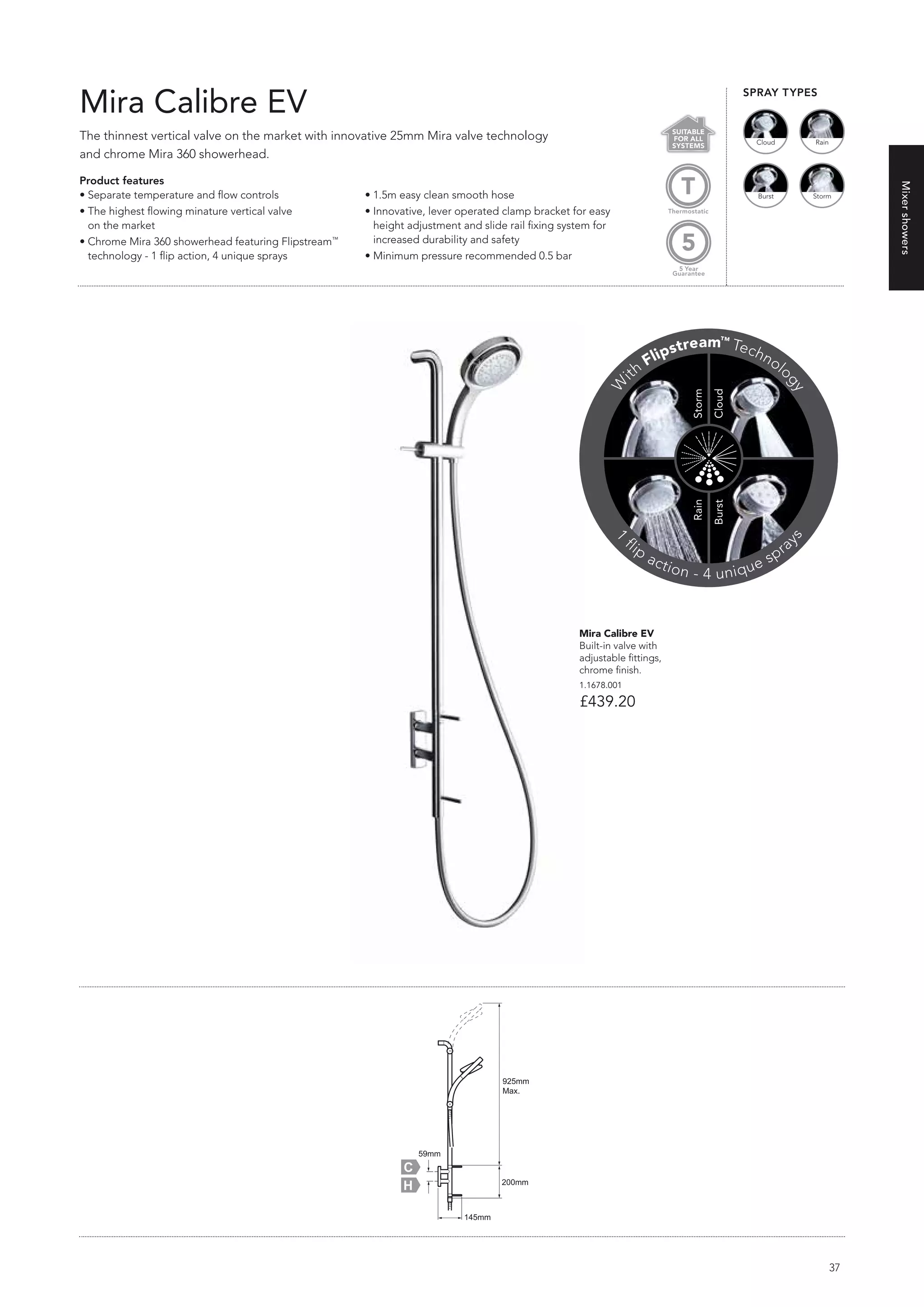 Mira Showers Product Range 2016 | PDF