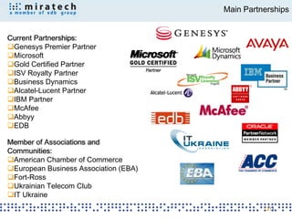 Miratech It Outsourcing Services | PDF