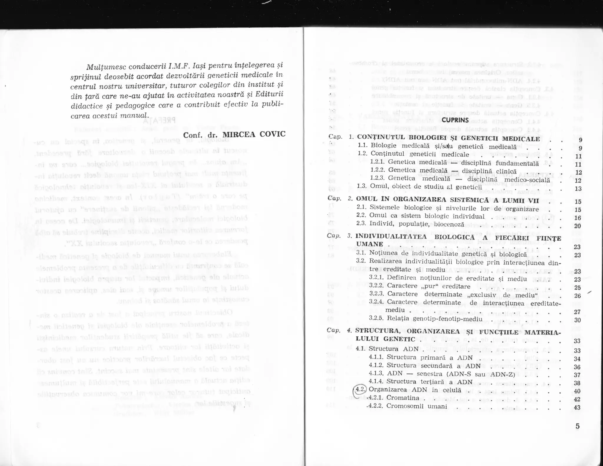 Mircea Covic Biologie Si Genetica Medicala Ppt