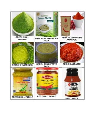 CHILLI (Capsicum annuum. L, - Solanaceae) PROCESSING FOR VALUE ADDED PRODUCTS | DOCX