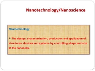 Nanotechnology scope and application in plant pathology | PPT
