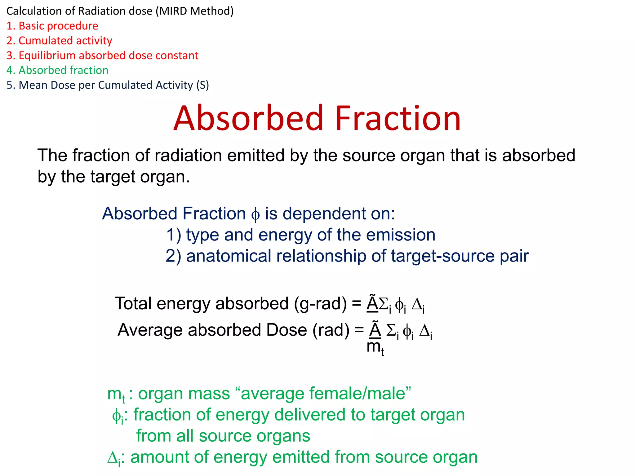 Medical Internal Radiation Dosimetry | PPTX