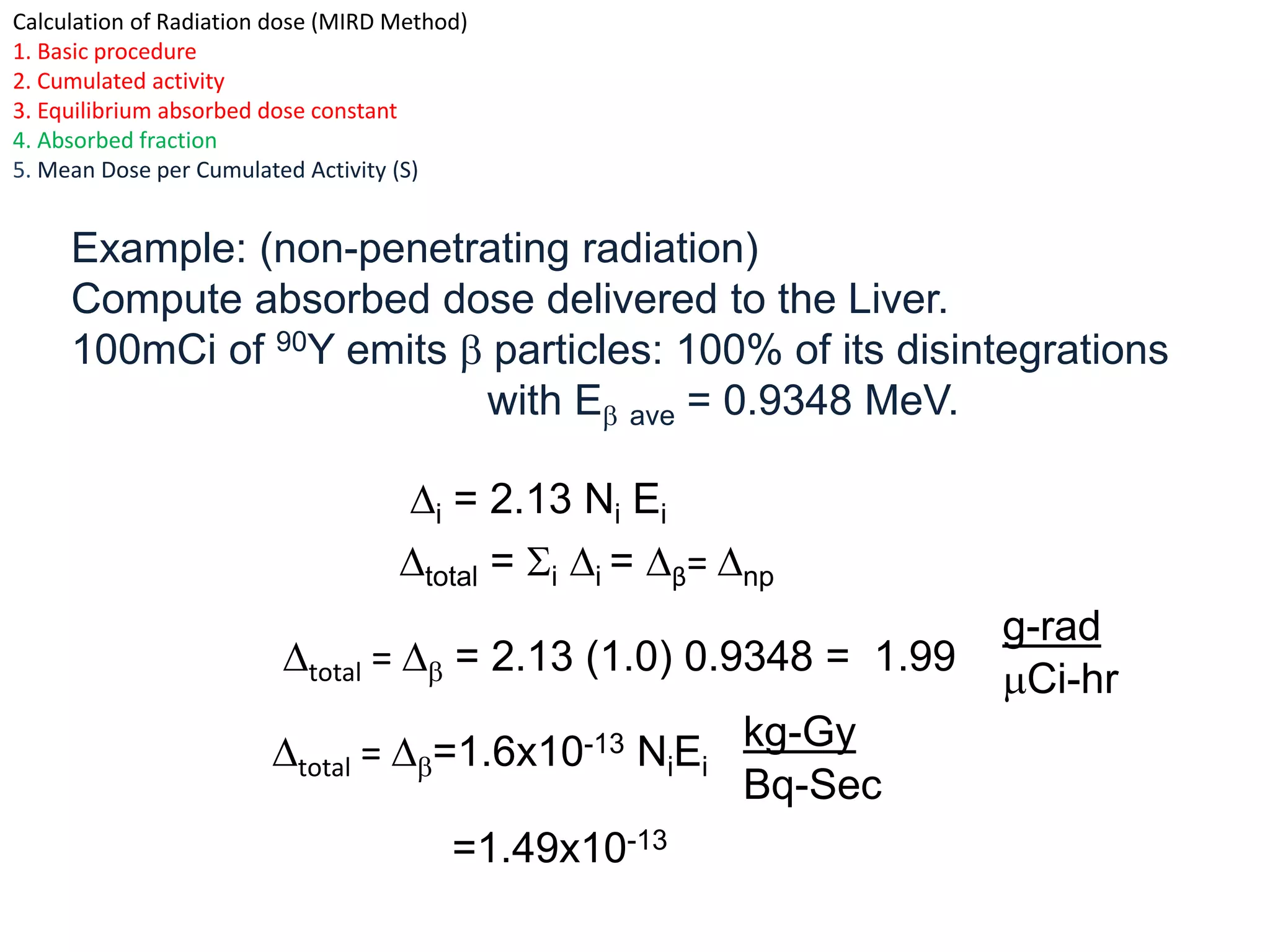 Medical Internal Radiation Dosimetry | PPTX