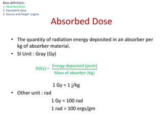 Medical Internal Radiation Dosimetry | PPTX