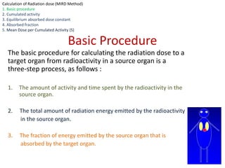 Medical Internal Radiation Dosimetry | PPTX