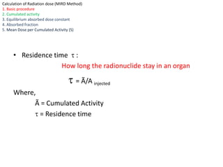 Medical Internal Radiation Dosimetry | PPTX