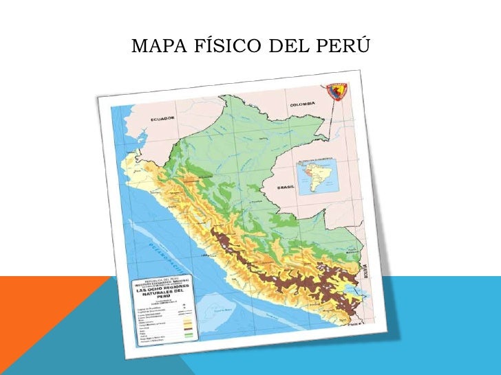 Mapa fisico de peru - Imagui