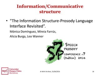 Using paragraph- and discourse-based prosodic cues to improve speech synthesis expressiveness ...