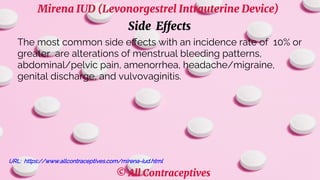 Mirena IUD (Levonorgestrel Intrauterine Device) | PDF | Birth Control ...