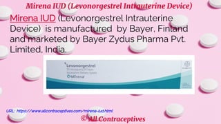 Mirena IUD (Levonorgestrel Intrauterine Device) | PDF