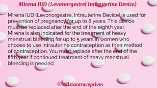 Mirena IUD (Levonorgestrel Intrauterine Device) | PDF