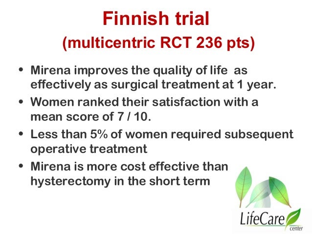 Mirena ppt for 2 july 14