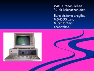 hardwarea Miren eta Arre | PPT