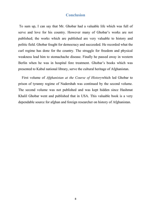 Mir gholam ghobar | PDF