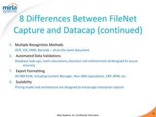 Miria datacap webinar 1-19-12 final | PPTX | Desktop Publishing ...