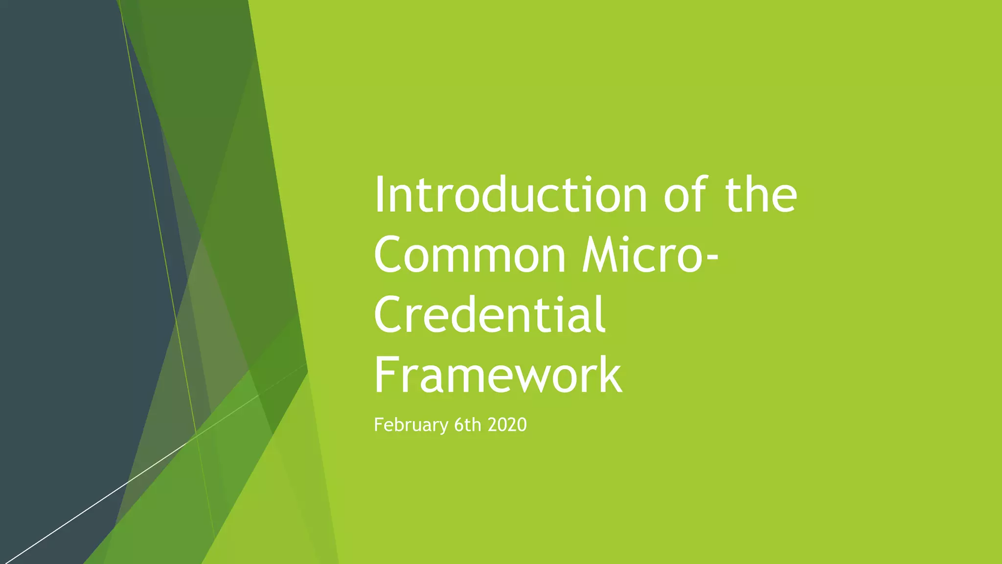 Introduction to Common Microcredential Framework | PDF