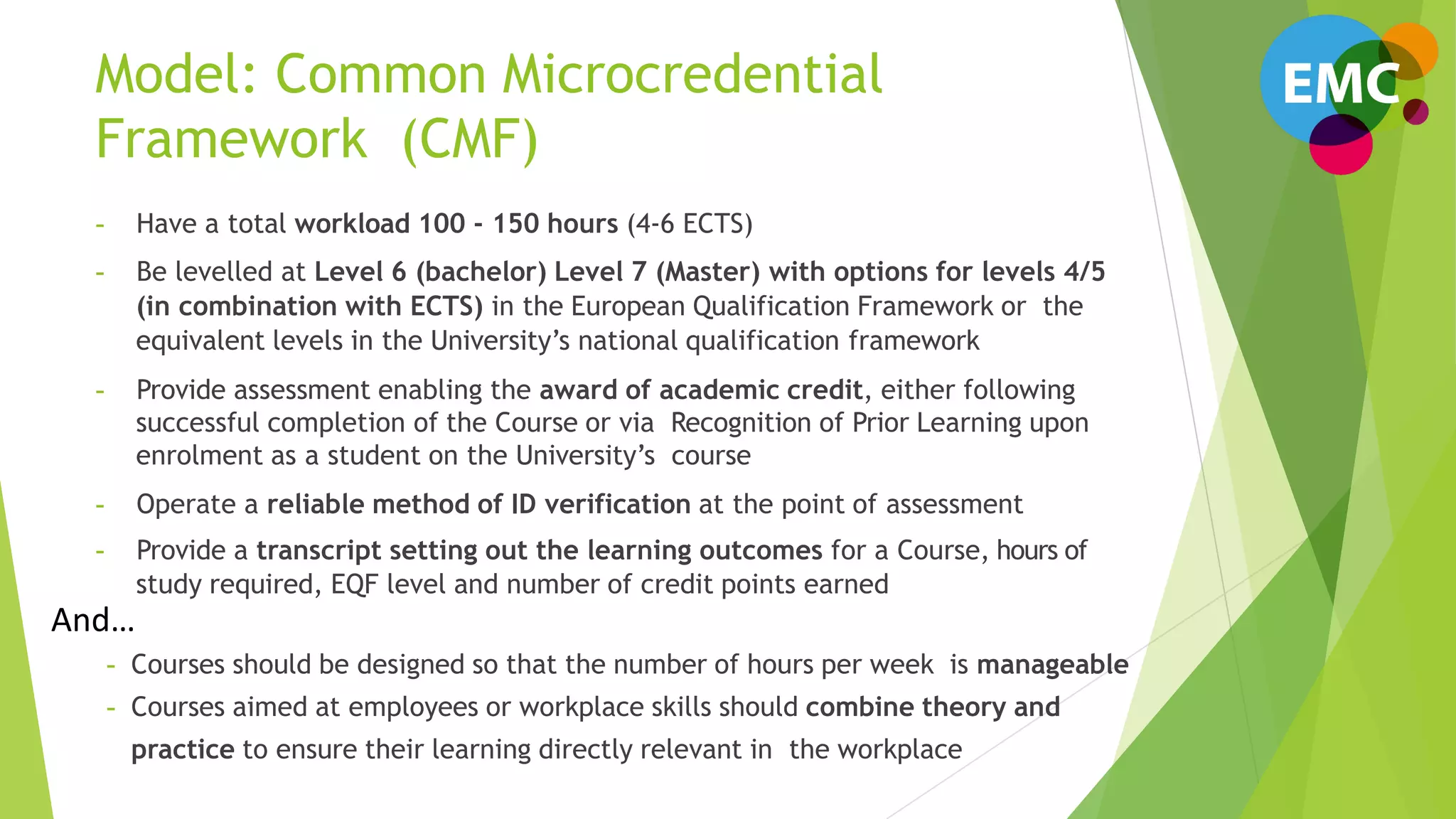 Introduction to Common Microcredential Framework | PDF