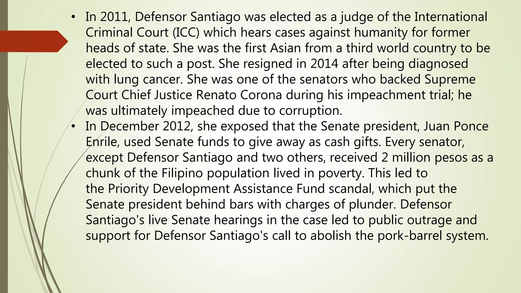 Miriam Defensor Santiago | PPTX