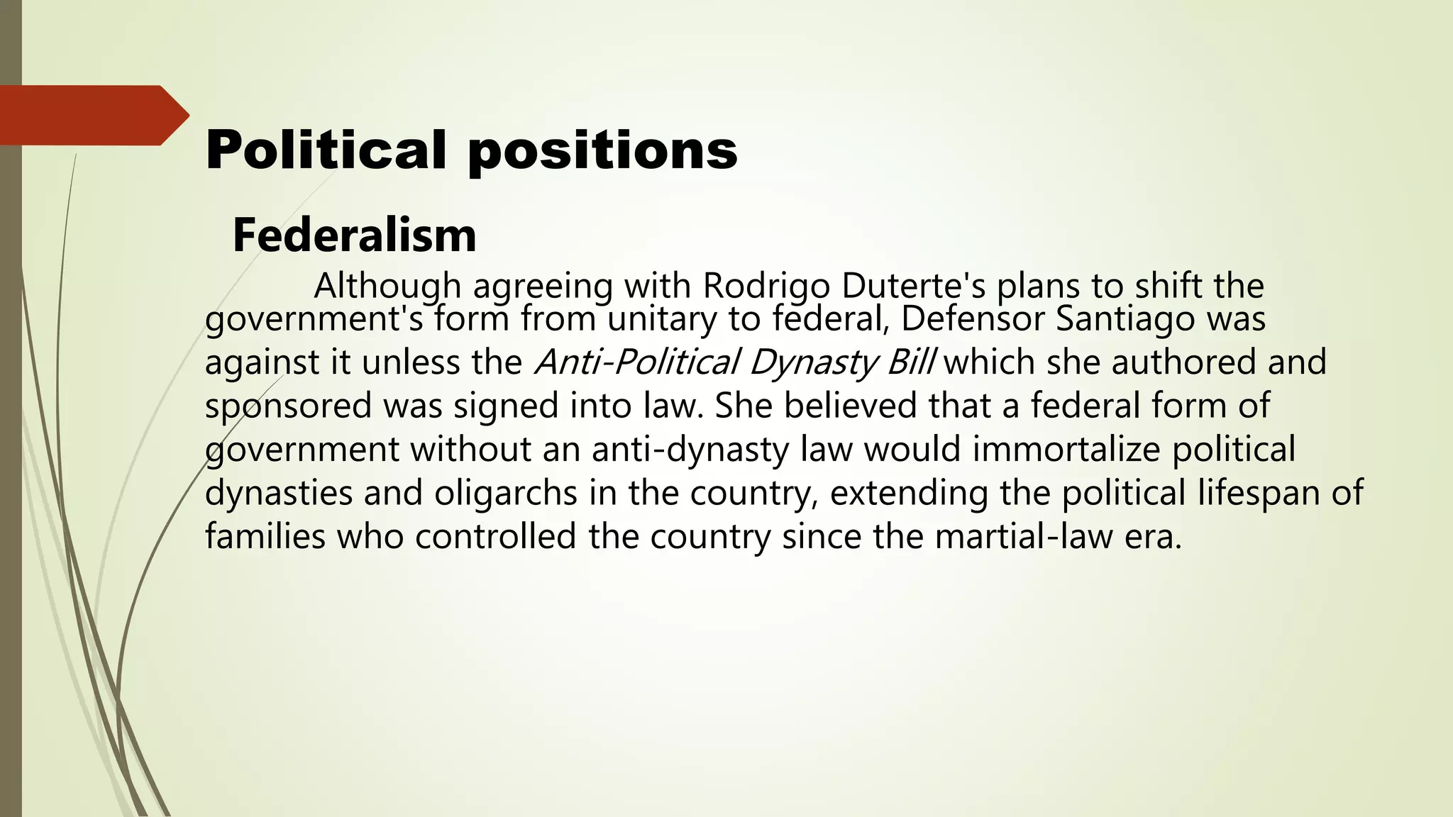 Miriam Defensor Santiago | PPTX