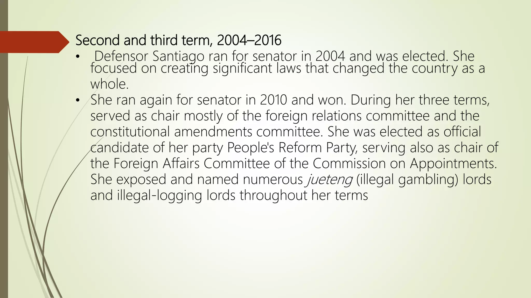 Miriam Defensor Santiago | PPTX