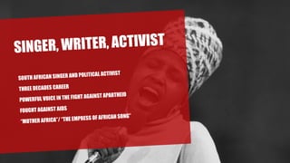 Miriam makeba presentation | PDF