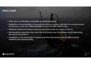 Miriam RAM studio reliability modelling made easy | PDF