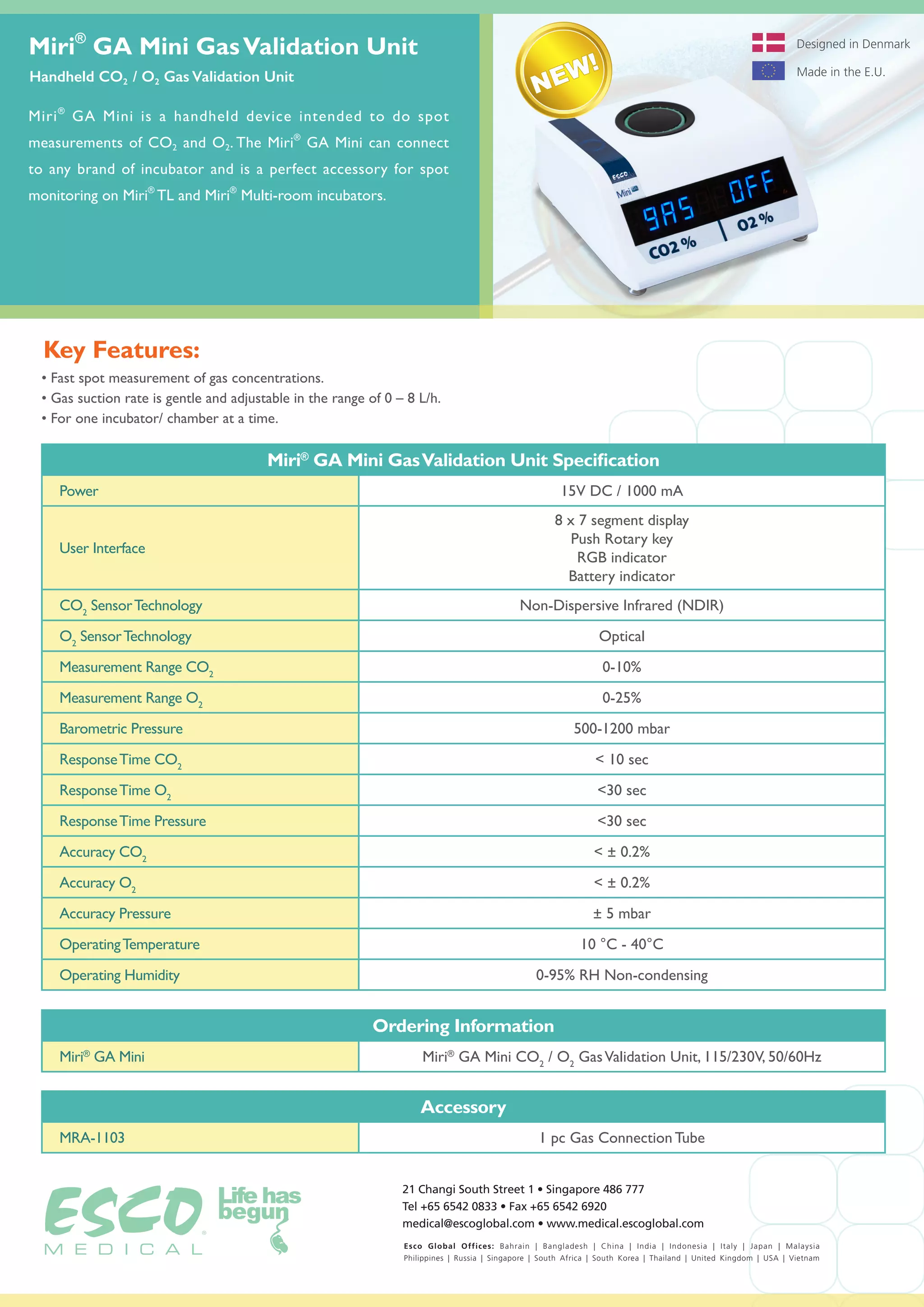 Miri Ga Mini Gas Validation Unit For Ivf Applications Pdf