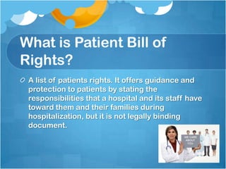 Patients Bill of Rights | PPTX