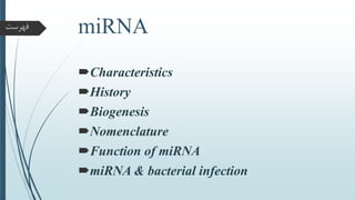 miRNA | PPTX